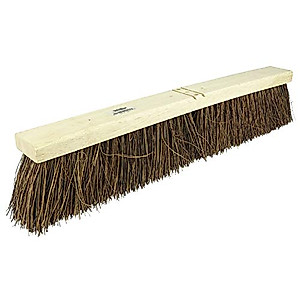 Weiler 44584 24" Block Size, Hardwood Block, Palmyra Fill, Contractor Coarse Sweeping Broom, Made in the USA