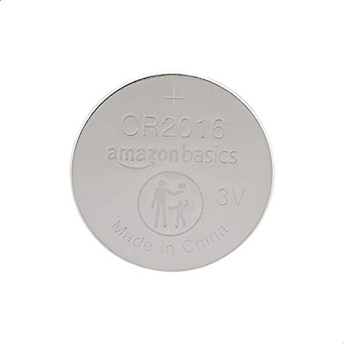 Amazon Basics 4-Pack CR2016 Lithium Coin Cell Battery, 3 Volt, Long Lasting Power, Mercury-Free
