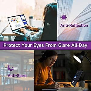 2 Pack 14 Inch Anti Blue Light Screen Protector for HP 14" Laptop/HP Pavilion 14/HP Chromebook 14/HP Stream 14/HP ProBook 14/Acer Chromebook 14/Acer Aspire 14/Acer Chromebook 314|514/Asus Chromebook C425/Asus VivoBook 14, Eye Protection Anti Glare Screen