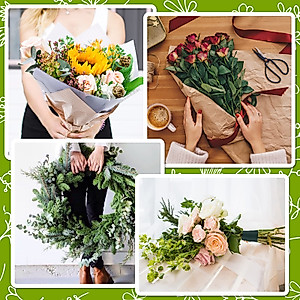 3 Pack 110 Yards Green Floral Wire 22 Gauge Christmas Wire Wreath Wire with Wire Cutter, PAXCOO Flexible Craft Paddle Wire Florist Wire for Wreaths Making, Crafts and Floral Flower Arrangements