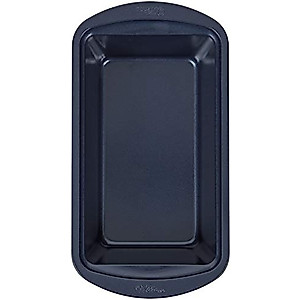 Wilton Non-Stick Diamond-Infused Navy Blue Loaf Baking Pan, 9 x 5-inch