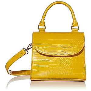 The Drop Women's Diana Top Handle Cross Body Bag Accessory, Sunflower, One Size