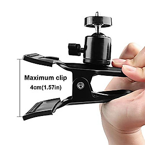 Mr.Power Guitar Bass Head Phone Holder Live Broadcast Bracket Clip Compatible with iPhone, Compatible with Samsung Smart Phones (Guitar Head Phone Holder)