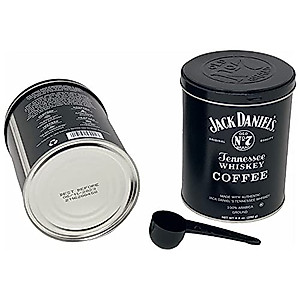 Jack Daniels Coffee (Pack of 2) 8.8oz each bundled with a complimentary measuring spoon 100% Arabica Medium Roast Ground Gourmet Coffee Kosher