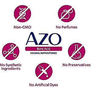 AZO Boric Acid Vaginal Suppositories, 30 Count + AZO Dual Protection, 30 Count, Urinary + Vaginal Support*
