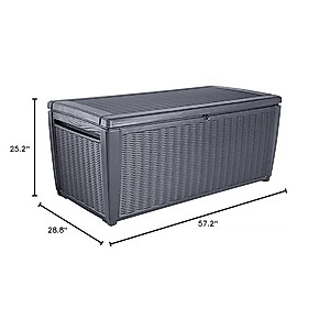 Keter Garden Storage Box Sumatra 511 L, Graphite