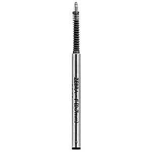 Zebra Pen F-Series Stainless Steel Ballpoint Pen Refill, Fine Point, 0.7mm, Black Ink, 1-Pack