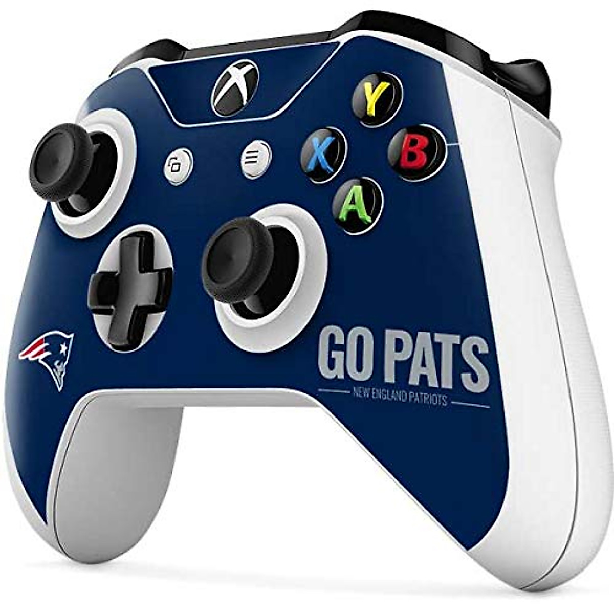 Skinit Decal Gaming Skin Compatible with Xbox One S Controller - Officially Licensed NFL New England Patriots Team Motto Design