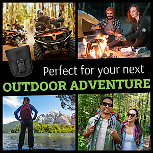 Pocket Chainsaw For Camping [36 Inch Heavy Duty Tool] -Manual Chain Saw, Survival Wire Saw -Rope Chain Saw For Cutting Tree Limbs -Hiking, Backpacking Gear -By SUMPRI