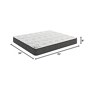 Ottomanson 9" Full Mattress in a Box Made in USA, Firm Mattress, Hybrid Mattress Cool Improved Airflow with Edge to Edge Pocket Coil, Bed in A Box, Ottopedic