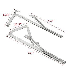 Attic Ladder Spreader Hinge Arms Replacement Kit for Werner 55-1 2006 and Older - (Pair)
