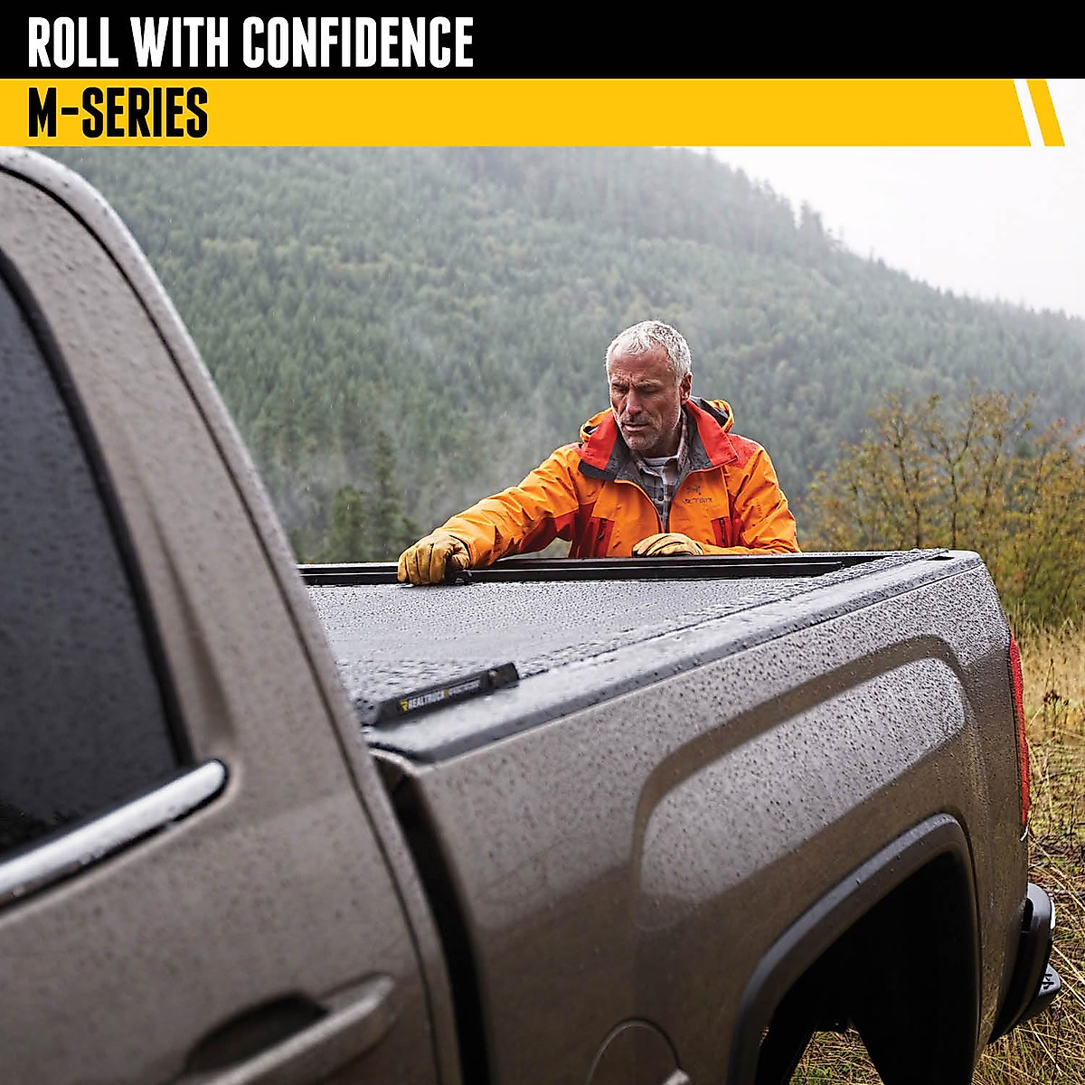 Roll N Lock M-Series Retractable Truck Bed Tonneau Cover | LG507M | Fits 2005 - 2015 Toyota Tacoma 5' Bed (60.3")