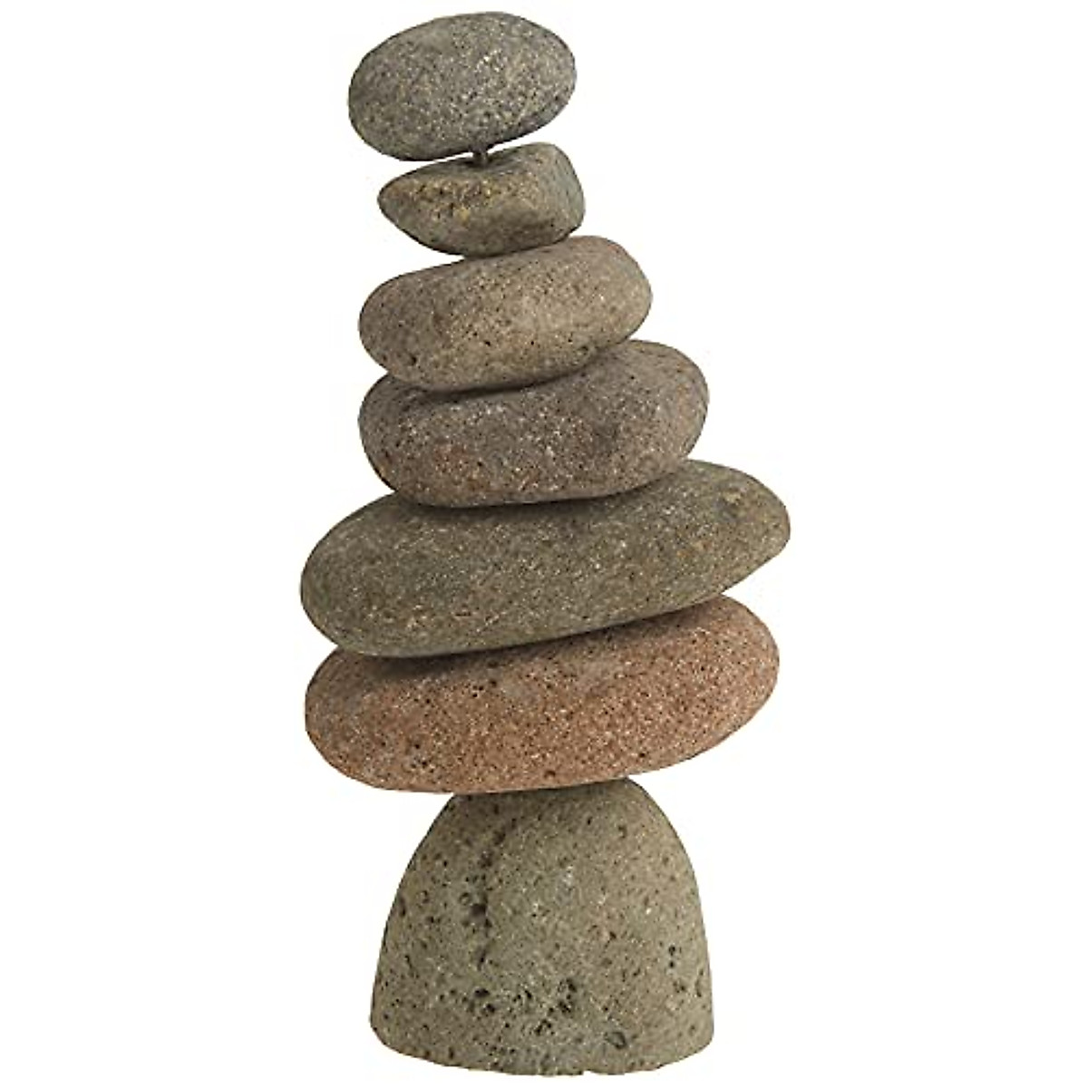 Ancient Graffiti Large 7-Stone Natural River Stone Cairn