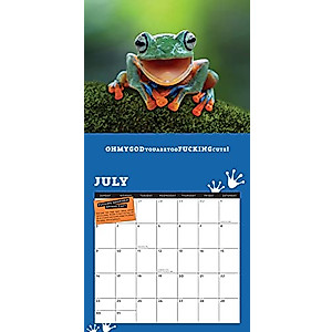 2023 Too F*cking Cute Animals Wall Calendar: A Year of D*mn Adorable Animals (Funny Monthly Calendar & White Elephant Gag Gift for Animal Lovers)