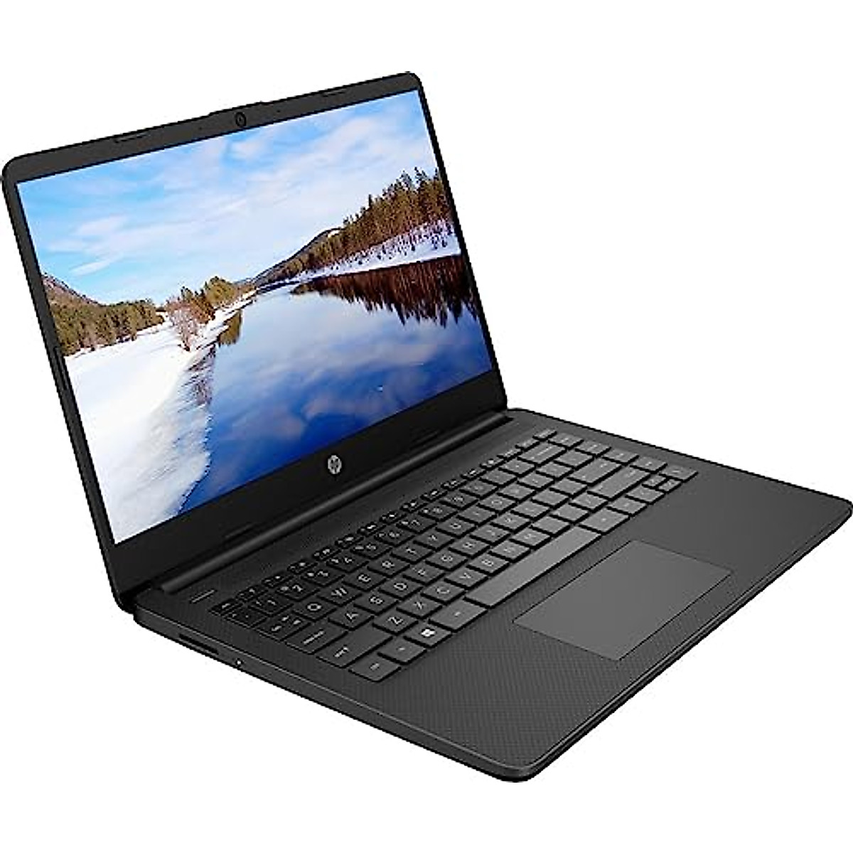 HP Newest 14" Ultral Light Student Laptop, Intel N4120 Quad-Core(> N4020), 8GB RAM, 192GB Storage(64GB eMMC+128GBSD Card), One Year Office 365, WiFi, Webcam, HDMI, USB-A&C, Win 11