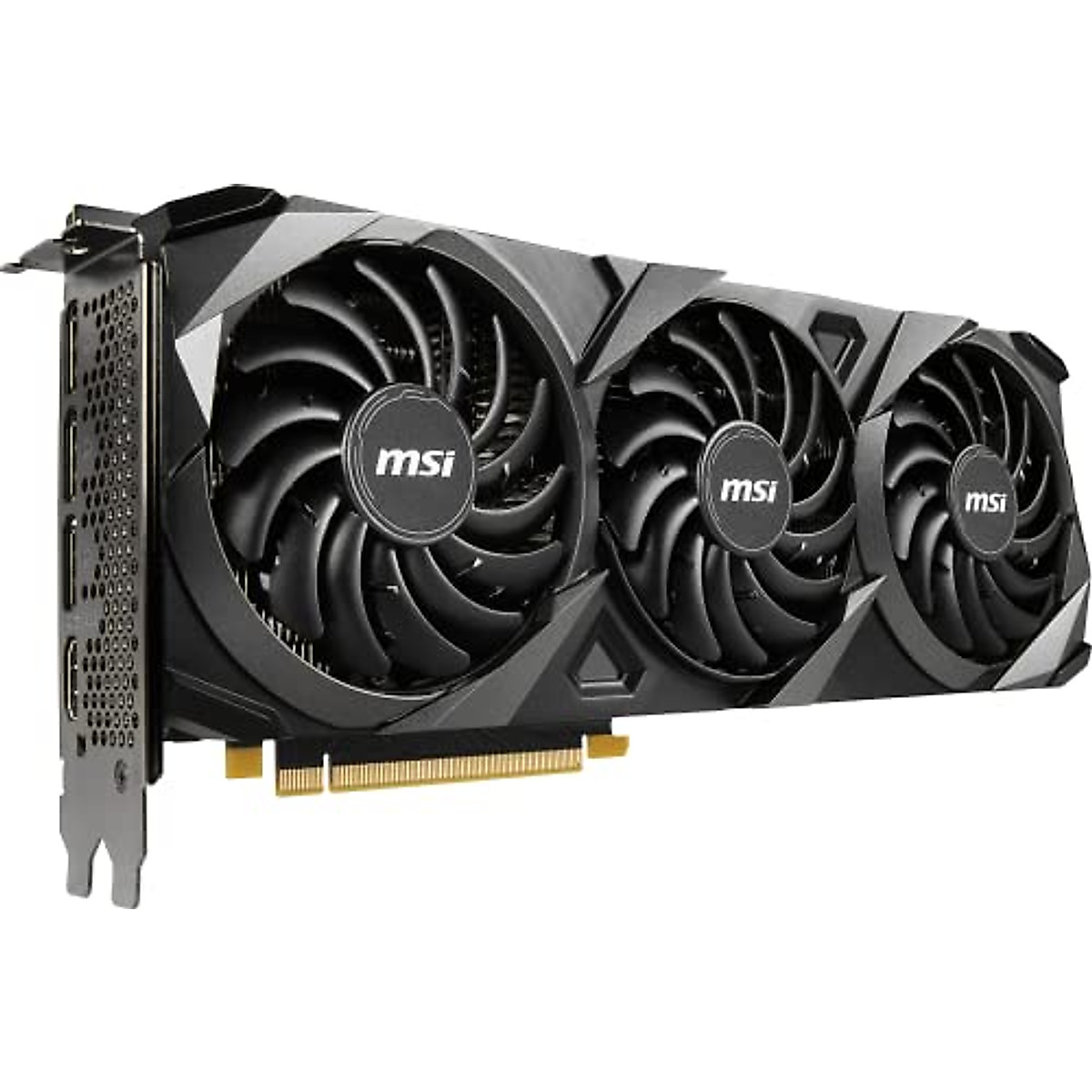 MSI GeForce RTX 3060 Ti Ventus 3X 8G OC LHR Gaming Graphics Card - 8GB GDDR6, 1695MHz, PCI Express Gen 4, 256-bit, 3X DP v 1.4a, HDMI 2.1 (Supports 4K)