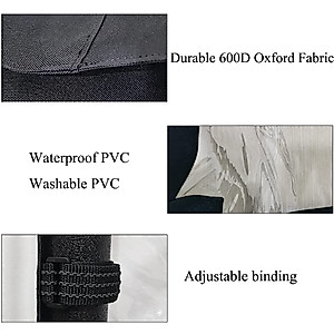 Chikia Rhino UTV Soft Rear Windshield Back Window Replacement For Yamaha Rhino 450 660 700