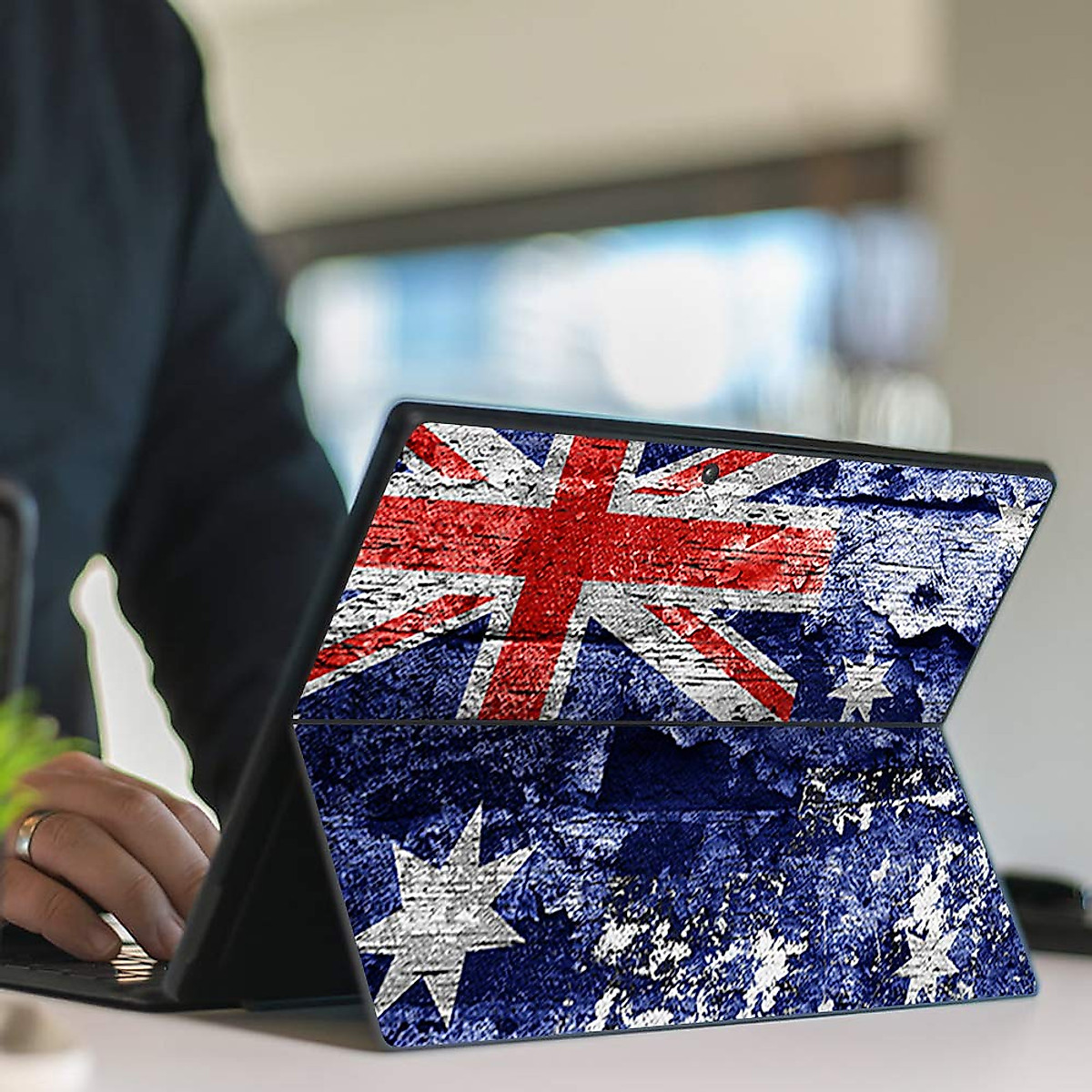 IT'S A SKIN Microsoft Surface Pro 6 (fits Most Older Models) Decal Vinyl Wrap | Flag Australia Grunge Distressed Country
