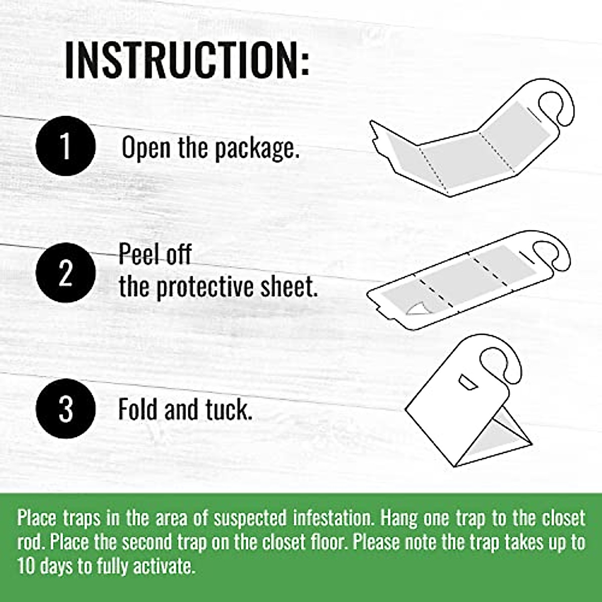 Clothing Moth Trap 12 Pack with Pheromones Prime, Clothes Moth Trap with Lure for Closets, Carpet, Moth Treatment and Prevention