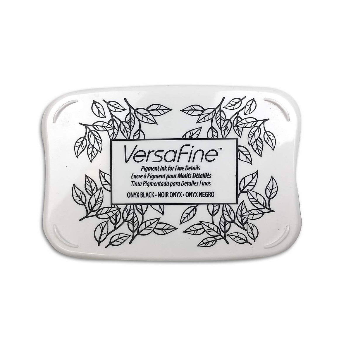 Tsukineko VF000082 Full-Size VersaFine Instant Dry Pigment Ink, Onyx Black