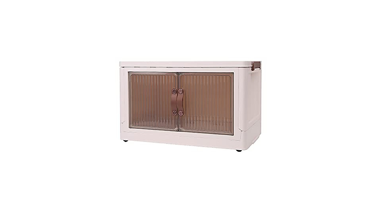 Collapsible Storage Bins with Lids - 12Gal Organizers