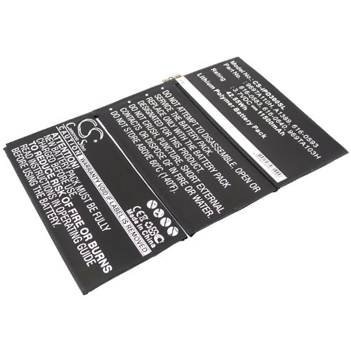 KDXY Compatible with Battery 3 64GB, 3 64GB 3G, 3 HD, 3, 4, MD510LL/A, MD511LL/A, MD512LL/A