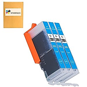 F FINDERS&CO 281 XXL Cyan Ink Tank Replacement for Canon PIXMA TS6320 TR7520 TS8120 TS8320 TR8520 TS9120 (3X 281XXL Cyan)