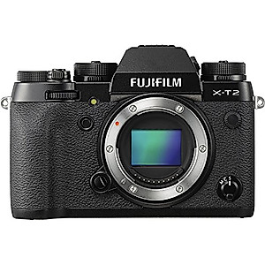 Fujifilm X-T2 24.3MP Mirrorless Digital Camera (Body Only) + 64GB Memory & Flash Accessory Bundle