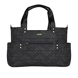 JJ Cole Arrington Diaper Bag, Black Aztec