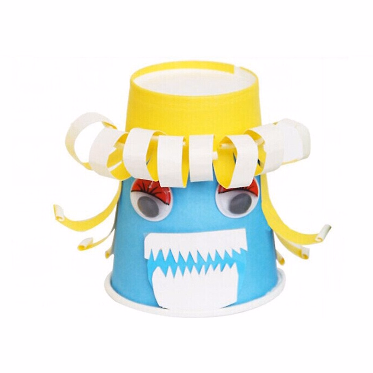 Yueton 200pcs Adhesive Back Mix Color Mini Wiggle Eyes with Eyelash Small Plastic Round Moving Googly Eyes for Children School Classroom Home Arts & Crafts Models (10mm)