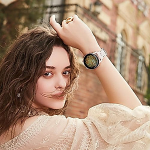 3 Pack Lace Floral Engraved Bands Compatible with Samsung Galaxy Watch 6 5 4 40mm 44mm Women,galaxy Watch 5 Pro 45mm,galaxy active 2,Galaxy Watch 3,20mm Hollow-out Embossed Flower Silicone Sport Strap