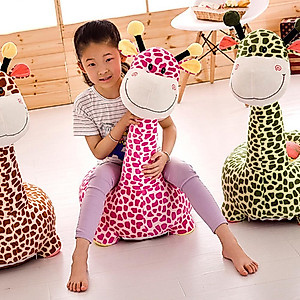 SPIOKLFD Kids Couch Seat Toddler Giraffe Sofa Chair,Plush Pillow Kids Chair, Comfy Animal Chair for Toddlers,Soft Toddler Lounge Chair, Reading Sofa Chair for Girls Boys (Frog)