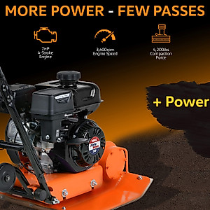 SuperHandy Electrostatic Disinfectant Indoor Sprayer 20v 45oz and Plate Compactor 20x15 Plate 4200lbs Compact Force [Bundle Deal]