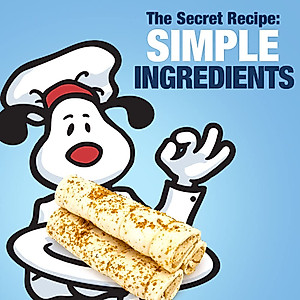 ValueBull Cheek Rolls, Premium Beef Dog Chews, Bully Dusted, 4-6 Inch, 6 Count - All Natural Rawhide Alternative, Long Lasting for Aggressive Chewers, Easily Digestible, Cleans Teeth