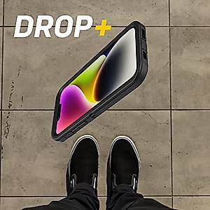 OtterBox iPhone 14 Plus Defender Series Case - REALTREE EDGE (Blaze Orange/Black/RT Edge) , rugged & durable, with port protection, includes holster clip kickstand