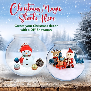 Sterline Plastic Ivy Bowls - 12 Pack - 16 Oz - Fish Bowl for Drinks, Home Décor, Unbreakable Centerpiece, Carnival Game Accessory, Candy Dishes, Ornament Holder, Party Supplies, Sweet Treats