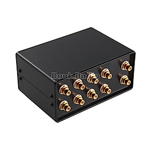 Nobsound Stereo 1-IN-4-OUT RCA Audio Splitter/Switcher Selector Passive Preamp