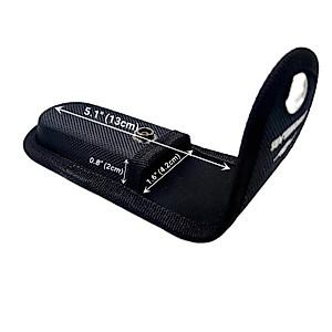 Nylon Pouch (Medium Size) for 4.5''-4.75'' Multitool,Horizontally Carry Nylon Sheath for Thick Folding Knives 4.5''-5.1'',Nylon Case for Leatherman Multitool,Knife Holster with Belt Loop COHOMELARS