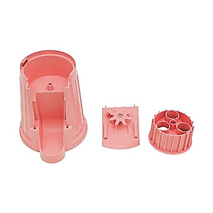 Candy Dispenser,Manual Mini Candy Machine Dispense,Freestanding Ball Bulk Vending Machine,Classic Bubble Capsule Toys Candy Dispenser,for Home,Retail Store,Amusement Park,Shopping Mall(Pink)