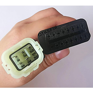 OTKEFDI Motorbike 6Pin OBD Cable Motorcycle OBD Diagnostic Connector for KWSKI Motorbikes 40cm Length
