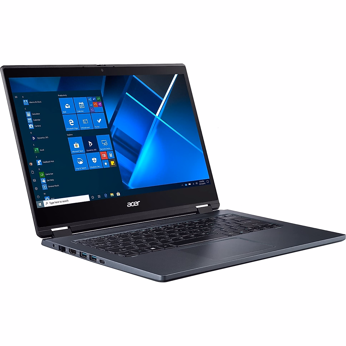 Acer Travelmate Spin P4, 14" Full HD Touch, Intel i5-1135G7, 8GB DDR4, 512GB NVMe SSD, Thunderbolt 4, Intel Wi-Fi 6 AX201, Rechargeable Active, Fingerprint Reader, Win 10 Pro, TMP414RN-51-54JZ