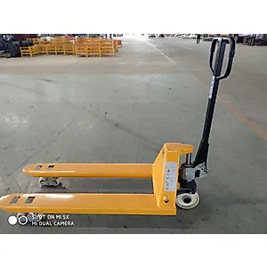 Casting Pump Nylon Wheel 5500LBS Hand Pallet Truck (1, Red)