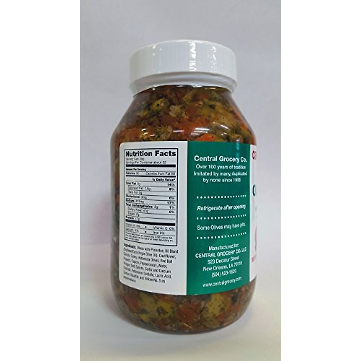 Central Grocery Olive Salad 32 oz (Pack of 1)
