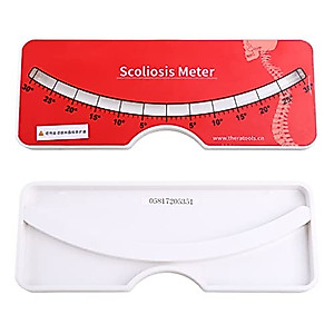 Portable Scoliosis Meter 0‑30° Scoliometer Measuring and Testing Meter Back Spine Diagnosis