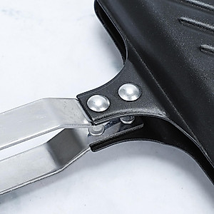 Breakfast Sandwich Maker, Grilled Cheese Pan with Removable Handle, panini press grill sandwich maker Camping bread maker waffle makers for Home Kitchen Grilled Cheese Toasted Sandwiches