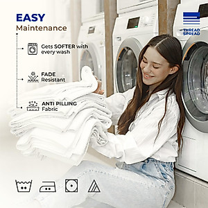 Queen/Full Duvet Cover, 1000 Thread Count Sateen 3 Piece Egyptian Cotton Quality Duvet Cover Set, 100% Pure Cotton Comforter Cover, 2 Pillow Shams, Zipper Closure, 7 Corner Ties - (Lilac)