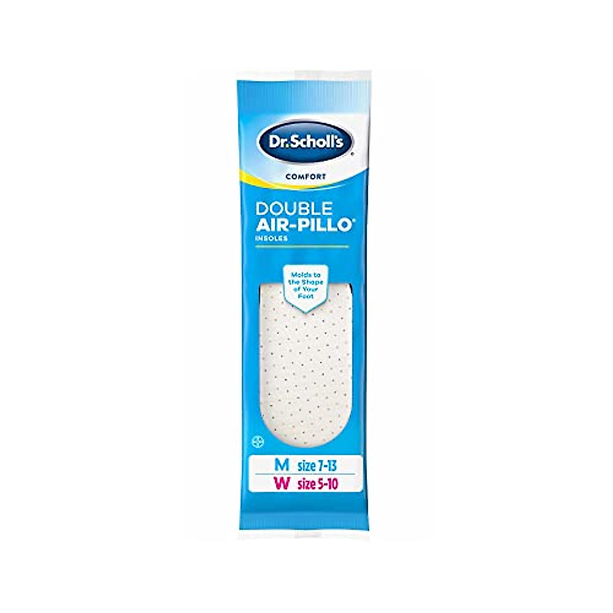 Dr. Scholl's Double Air Pillo + Insole Unisex (6-Pack)