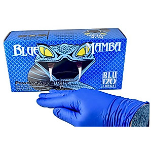 Blue Mamba Super Strong Nitrile 100 Glove Box (Extra Large)