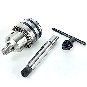 MT2 HEAVY DUTY 5/8" (16mm) Drill Press Chuck with Morse Taper 2 Adapter