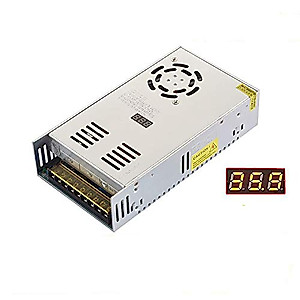 Xunba 500W DC Output 0-36V 15A Adjustable DC Power Voltage stabilization Converter Digital Display Voltage Regulator Transformer Switching Power Supply AC 110/220V (SD500-0-36)